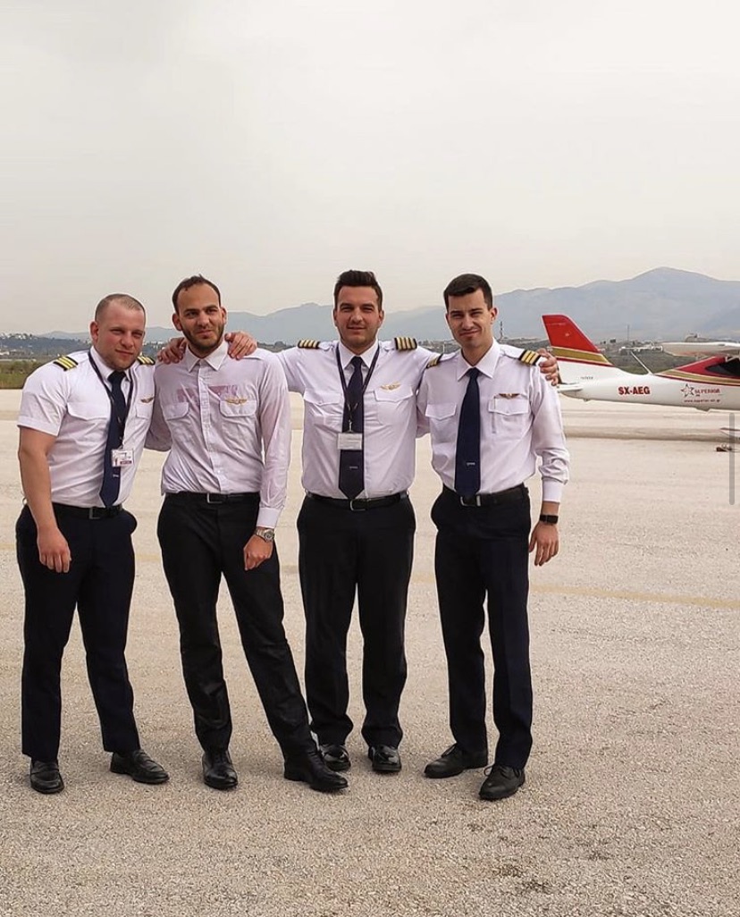 Mr. George Valsamis successfully completed his first solo flight ...